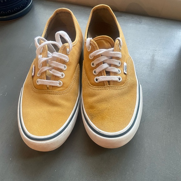 Vans | Shoes | Vans Ultracush Pro Sneakers Mustard Yellow Mens 65 ...